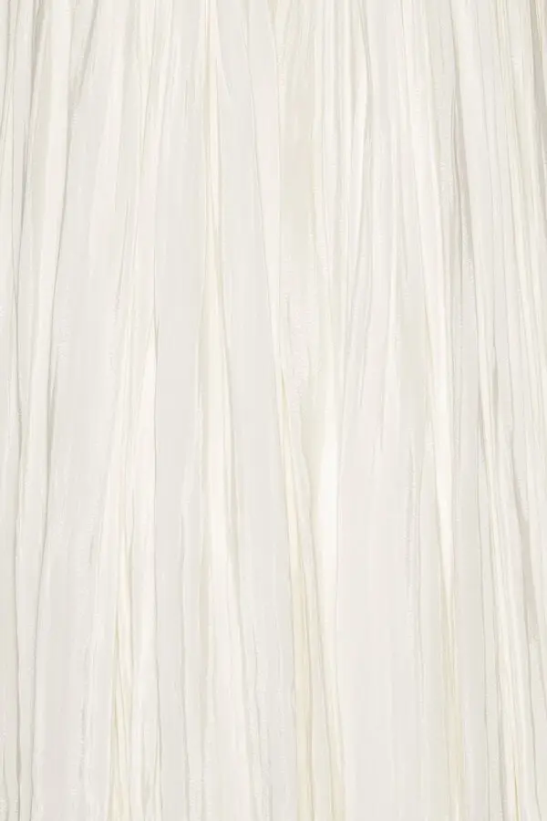 ROTATE BY BIRGER CHRISTENSEN Pleated Sweetheart Neckline Maxi Dress