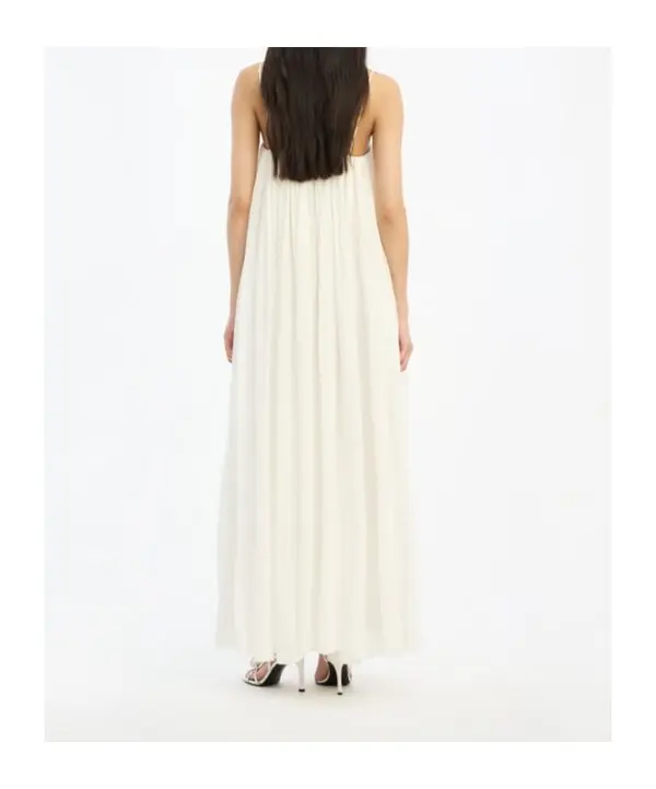 ROTATE BY BIRGER CHRISTENSEN Pleated Sweetheart Neckline Maxi Dress