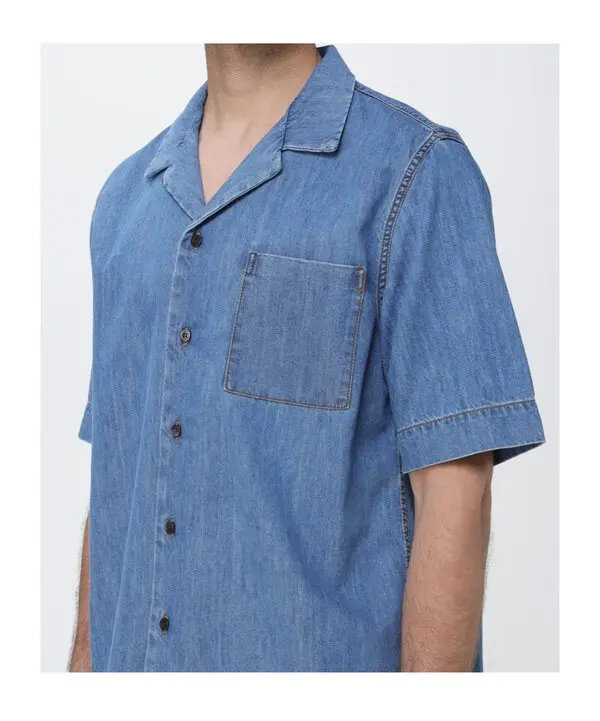 Dries Van Noten Short-sleeved Shirt - Blue