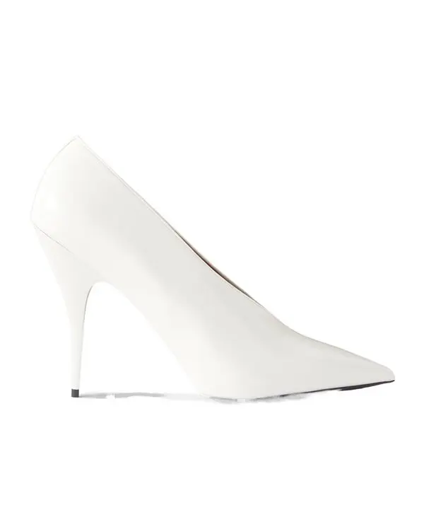 Stella McCartney Plateau Satin Pumps