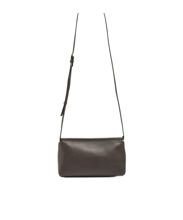 THE ROW Micro Grain Leather Shoulder Bag