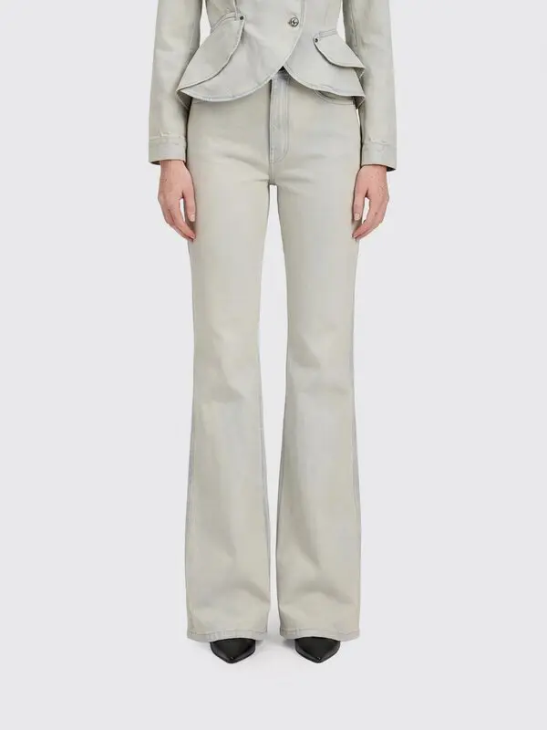 VIVIENNE WESTWOOD Faded Wash Straight Leg Jeans - Denim
