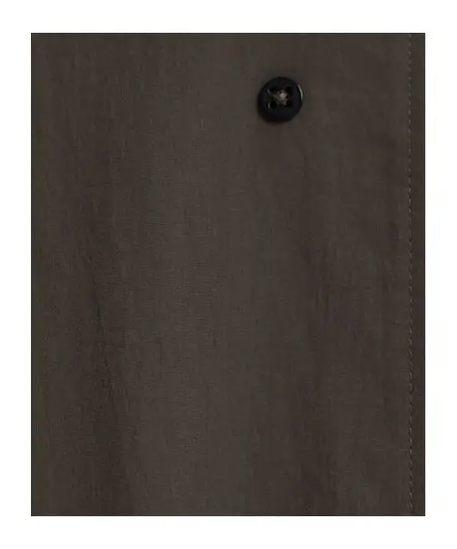 THE ROW Nylon Long Coat - Black