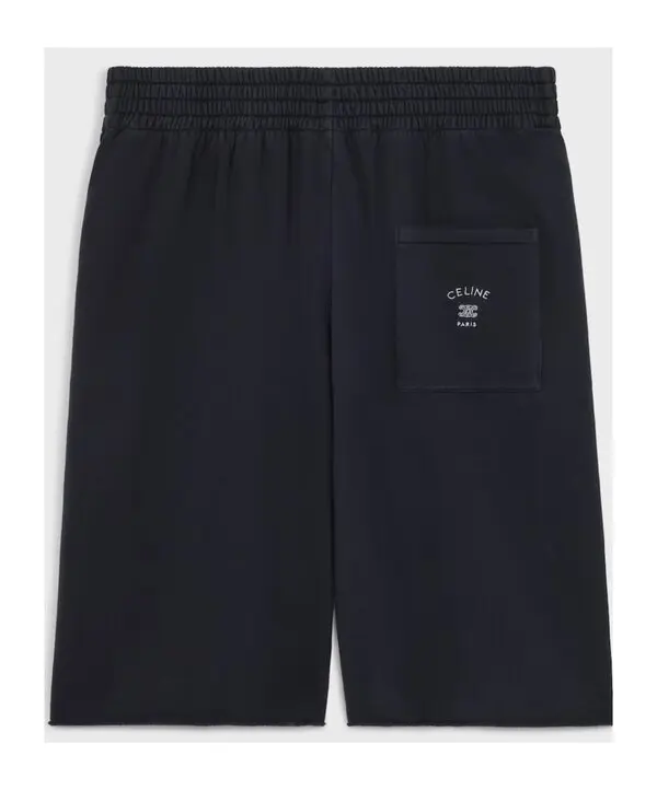 Celine Cotton Fleece Shorts