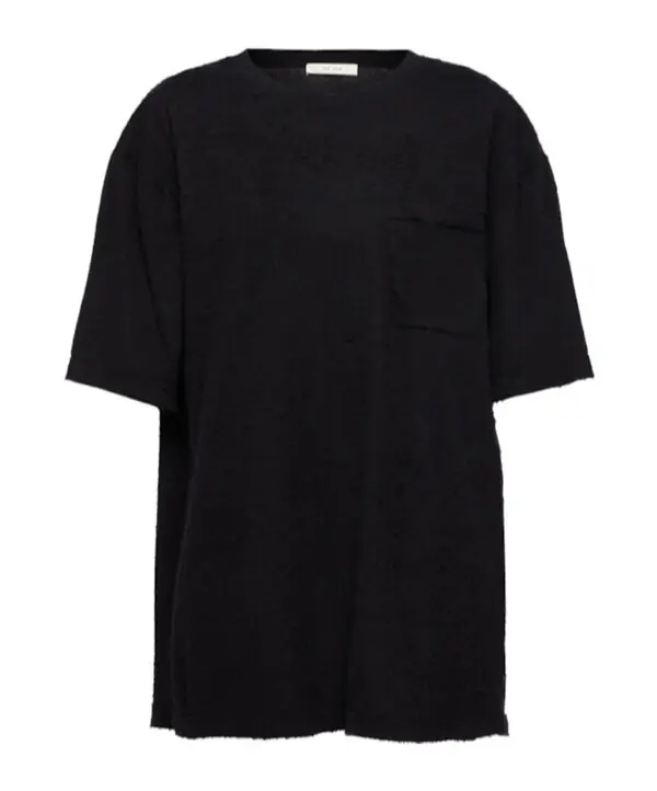 THE ROW Kaddy Short Sleeve Cotton T-shirt - Black