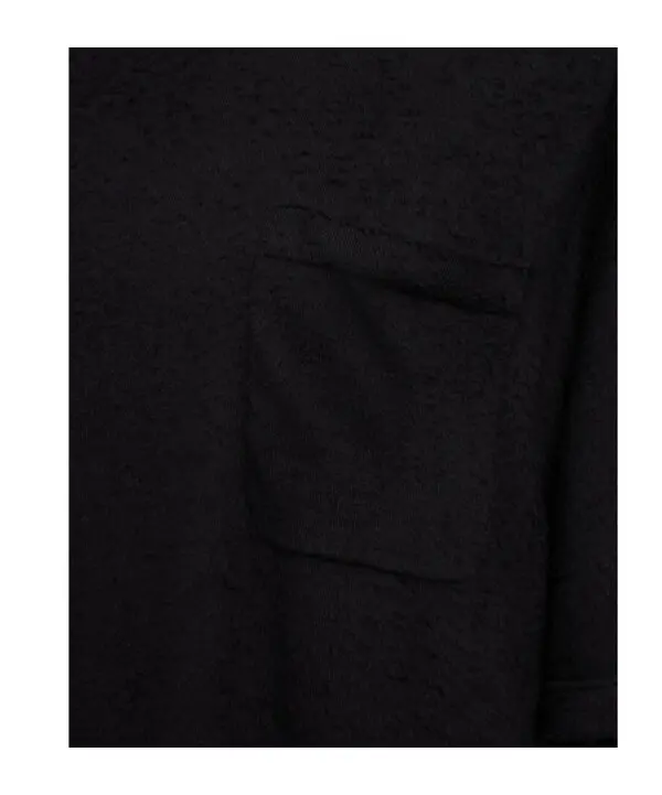 THE ROW Kaddy Short Sleeve Cotton T-shirt - Black