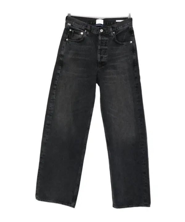 Citizens Of Humanity Ayla High-rise Wide-leg Jeans - Black