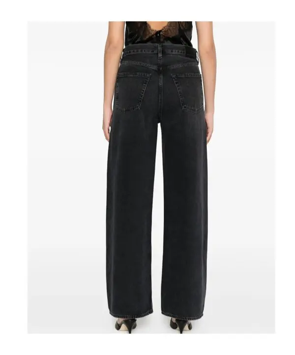 Citizens Of Humanity Ayla High-rise Wide-leg Jeans - Black