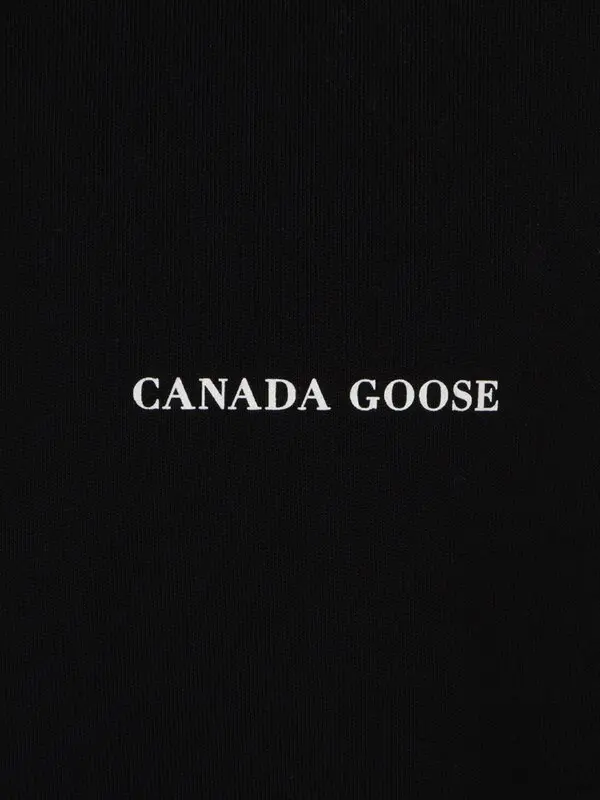 Canada Goose Logo Print Cotton T-shirt