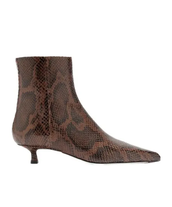 AeydĒ 35mm Sofie Pointed-toe Ankle Boots