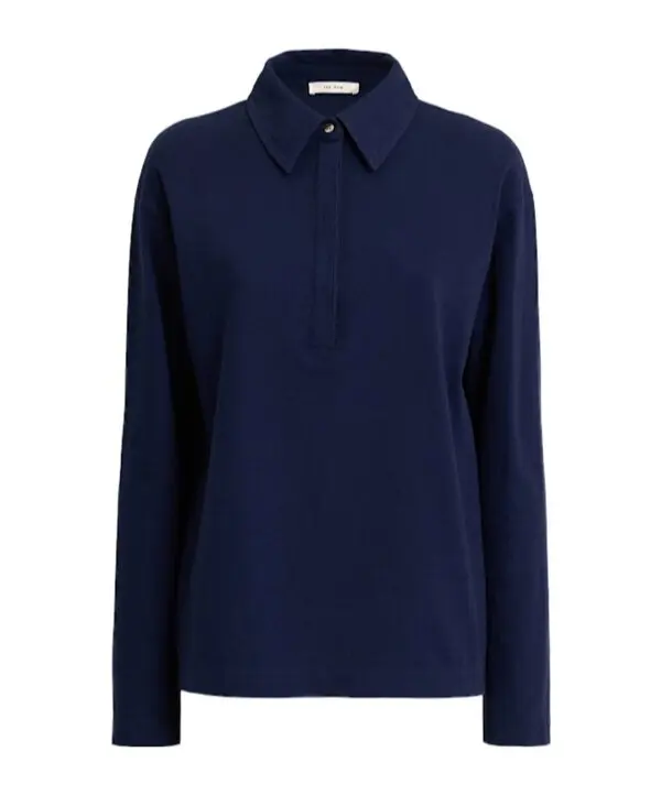 THE ROW Roddie Cotton Shirt - Black