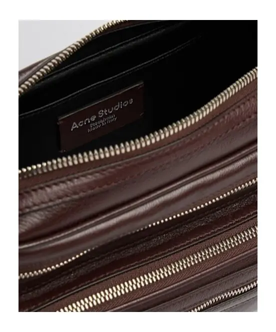 Acne Studios Small Cameroon Party Leather Shoulder Bag - Black