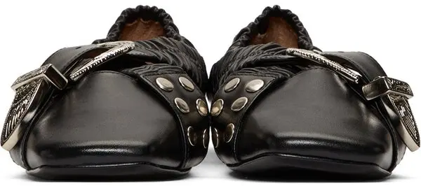 Toga Buckled Ballet Flats