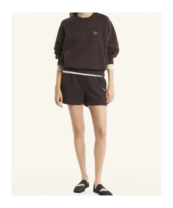 Maison Kitsuné Baby Fox Embroidered Sweatshirt - Ganache