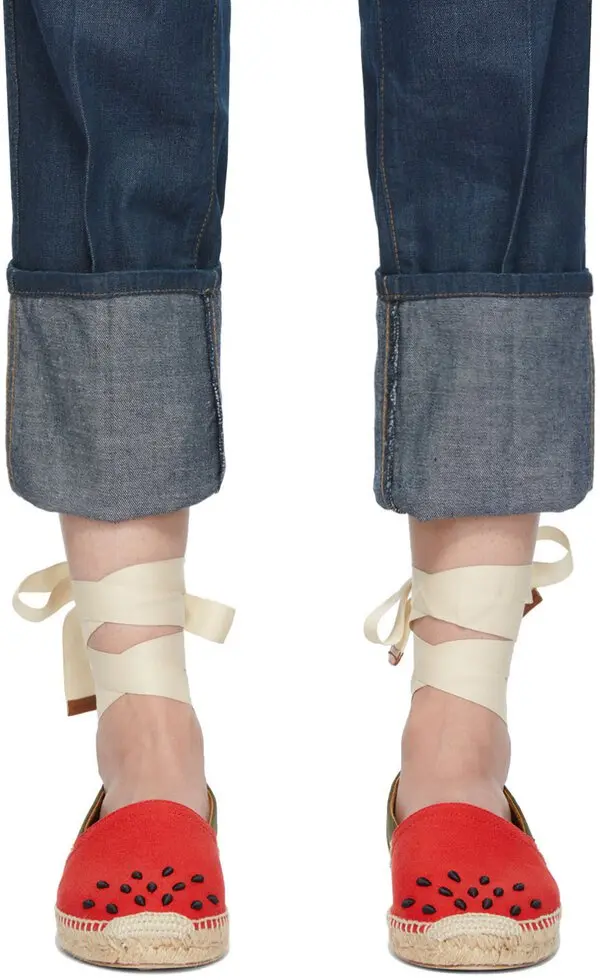Loewe Lace Up Espadrilles