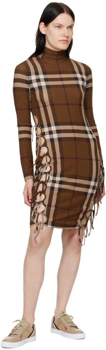Burberry Horse Check Lace-up Sneakers - White