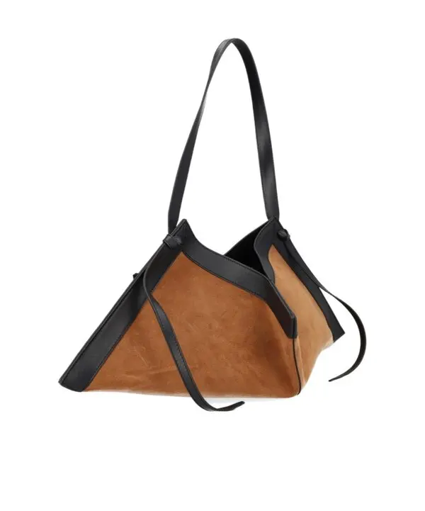 Yuzefi Wonton Shoulder Bag - Brown