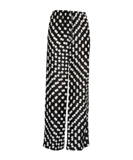Dries Van Noten Puvis Polka-dot Wide-leg Pants - Black