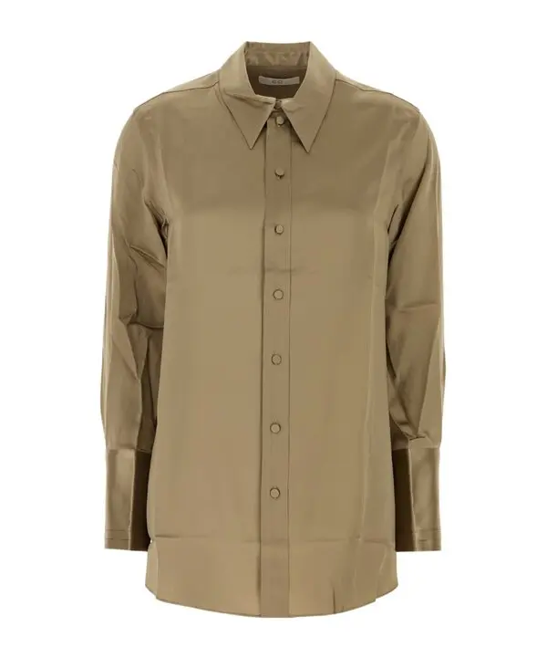 Co Tapered Satin Shirt