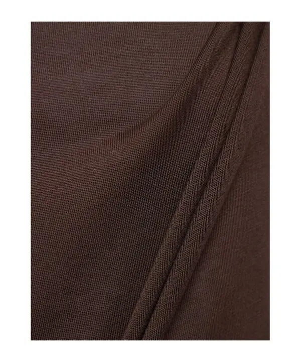 THE ROW Kota Fine Viscose Blend Short Sleeve Top