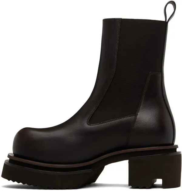 Rick Owens Round-toe Chelsea Boots