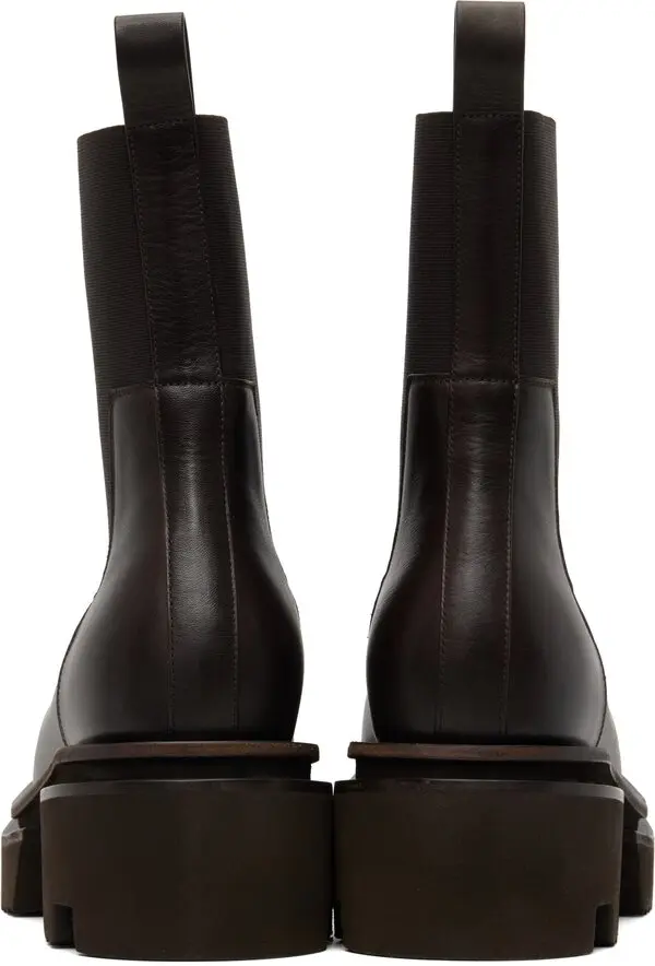 Rick Owens Round-toe Chelsea Boots