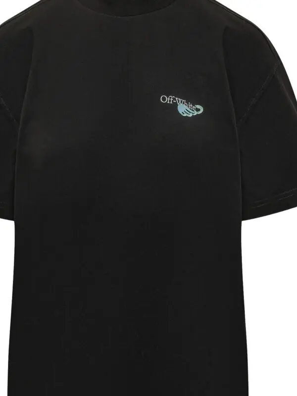 Off-White Logo Print T-shirt - Black