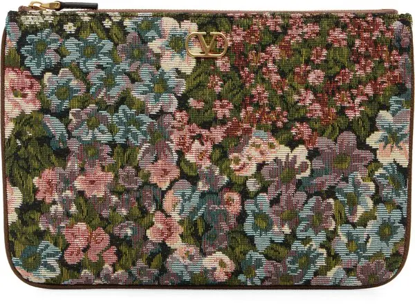 Valentino Garavani Vlogo Signature Flat Clutch