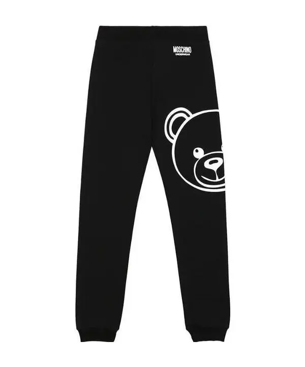Moschino Printed Sweatpants - Black