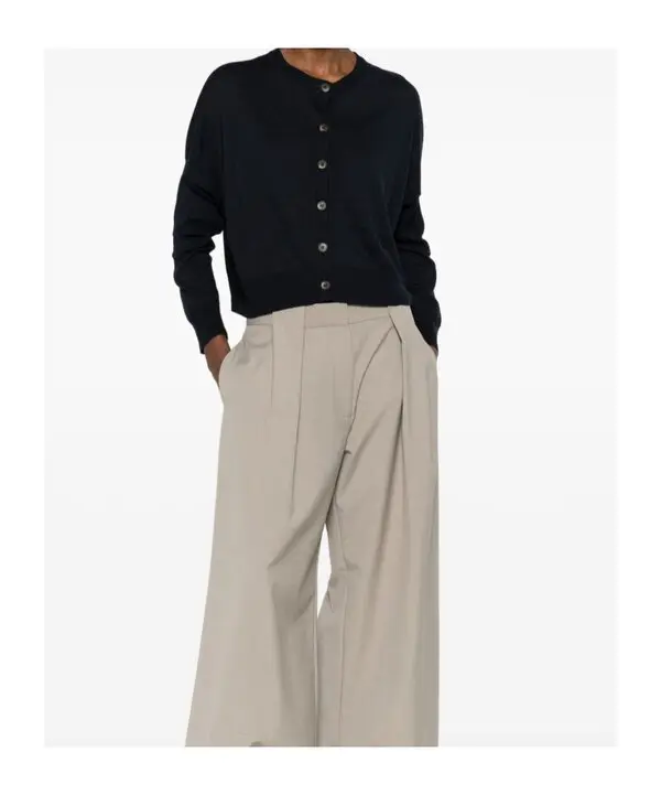 BASERANGE Buttoned Cardigan - Black