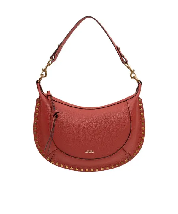 Isabel Marant Étoile Naoko Studded Shoulder Bag - Brown