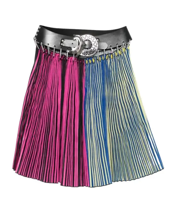 CHOPOVA LOWENA Choopva Lowena Pleated Midi Skirt With Belted Detail