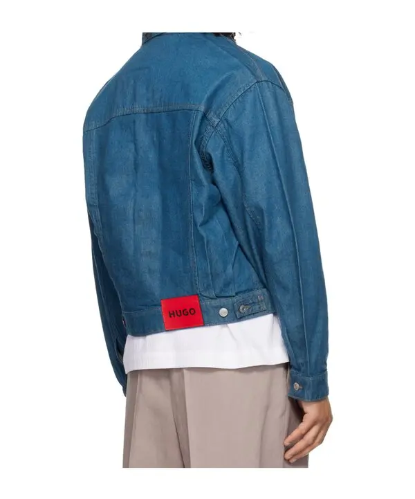 Hugo Boss Denim Logo Patch Jacket
