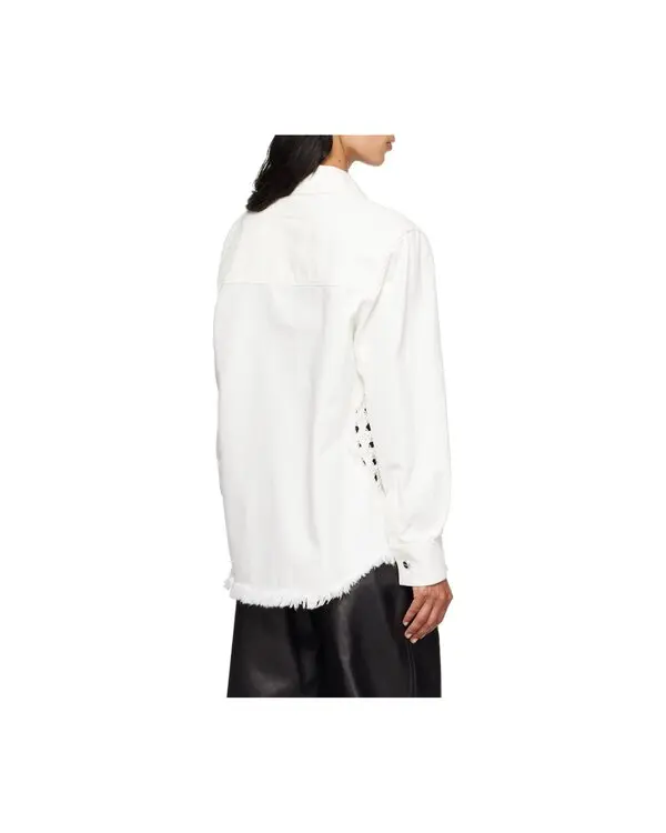 FERRAGAMO Denim Blouson - Mascarpone