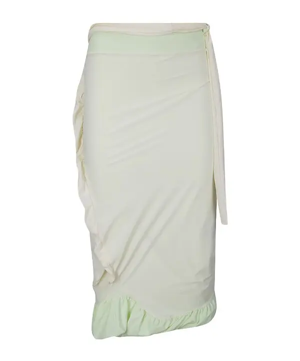 Ottolinger Twisted Pencil Skirt - White