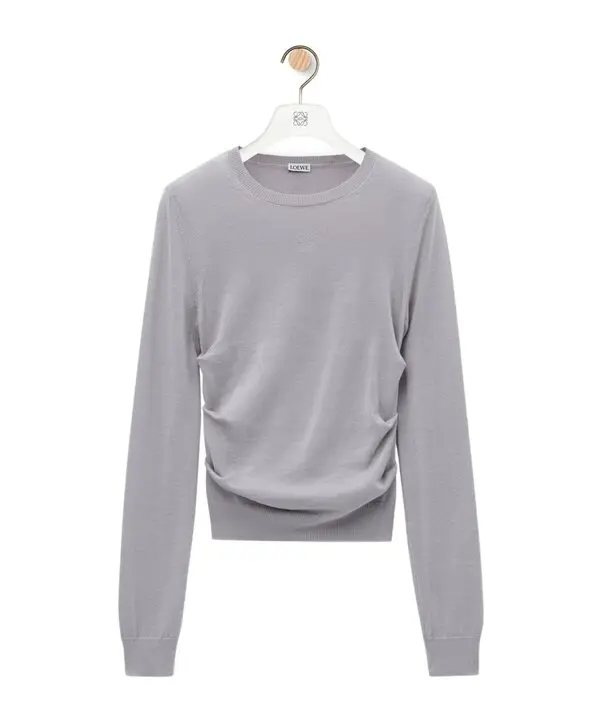 Loewe Draped Sweater In Cashmere And Silk