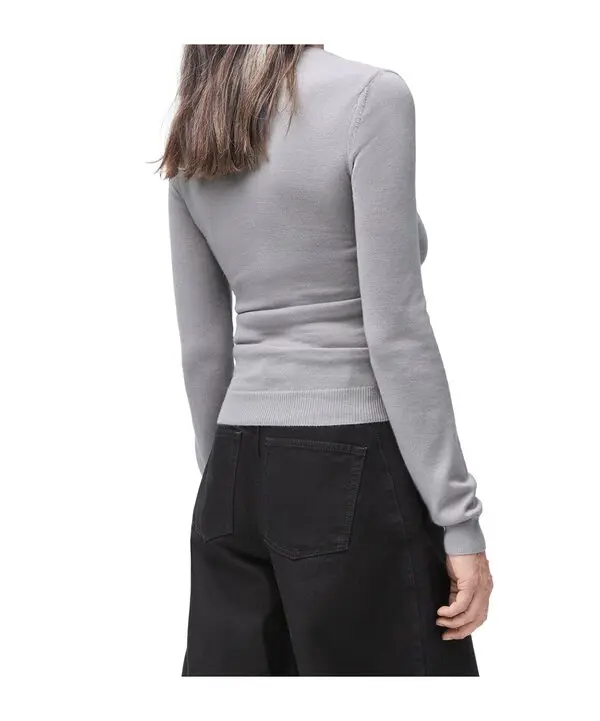 Loewe Draped Sweater In Cashmere And Silk