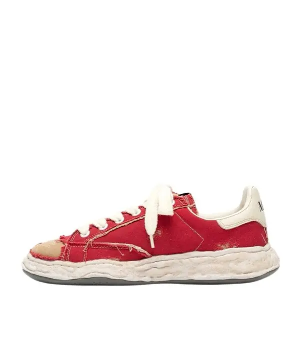 Mihara Yasuhiro Distressed Lace-up Sneakers
