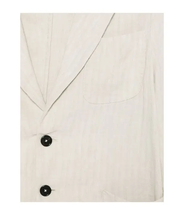 Barena Venezia Single-breasted Blazer - White