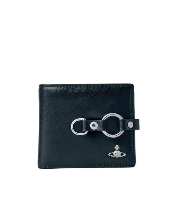VIVIENNE WESTWOOD Bondage Ring Billfold Wallet - Black