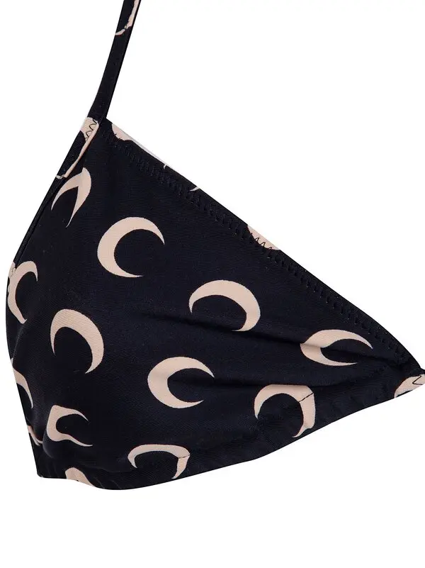 MARINE SERRE Moon Print Triangle Bikini