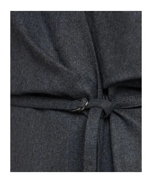 Brunello Cucinelli Belted Knit Midi Wrap Dress