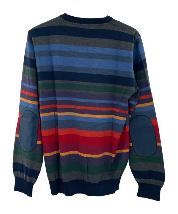 PAUL  SHARK Paul & Shark Round Neck Striped Sweater