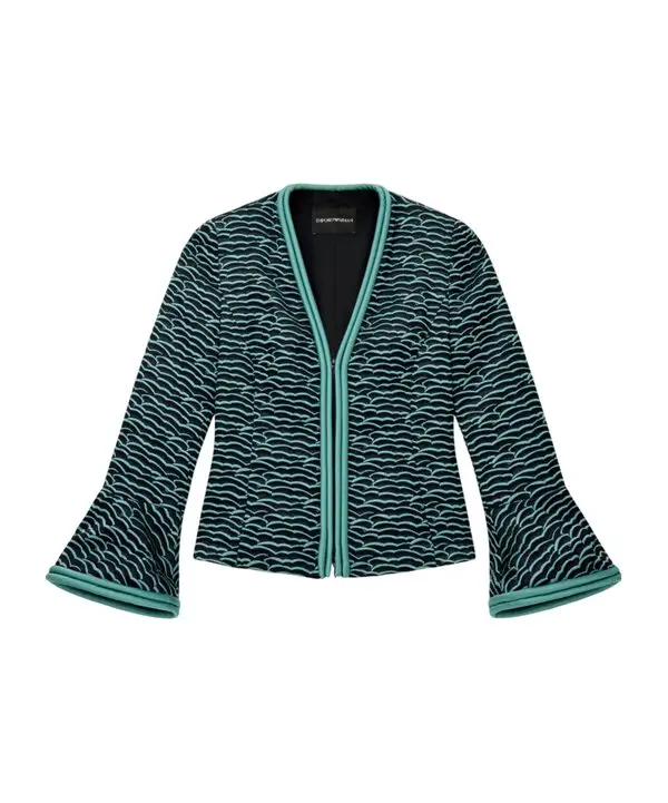 Emporio Armani Textured Pattern Blazer