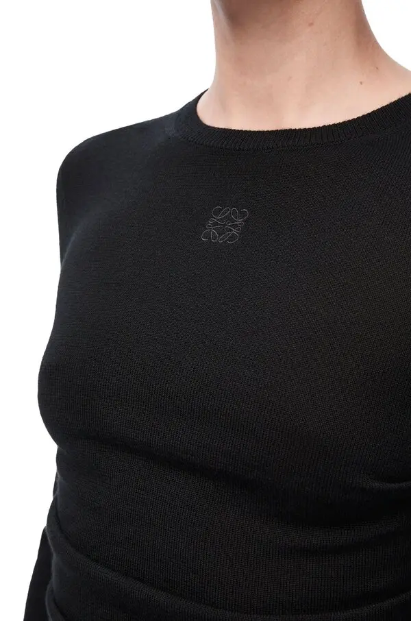 Loewe Draped Sweater In Cashmere And Silk