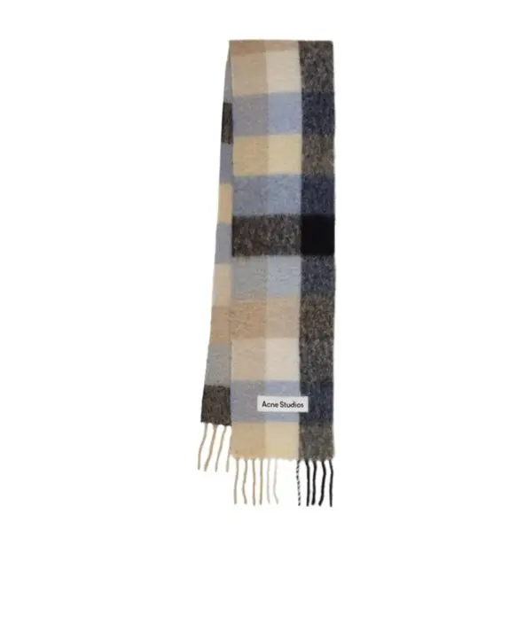 Acne Studios Vally Alpaca Blend Scarf - Black