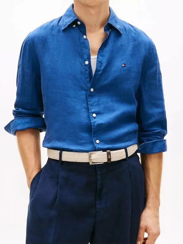 Tommy Hilfiger Buttoned Shirt - Blue