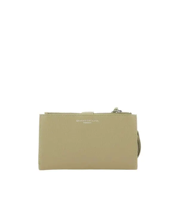 GIANNI CHIARINI Dollaro Logo-detail Wallet - Nude