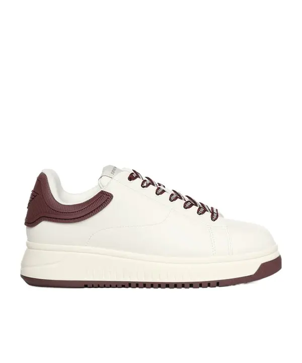Emporio Armani Logo Detail Low-top Sneakers - White