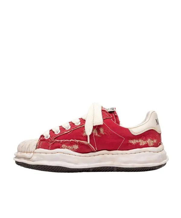 Mihara Yasuhiro Lace-up Low-top Sneakers - Red